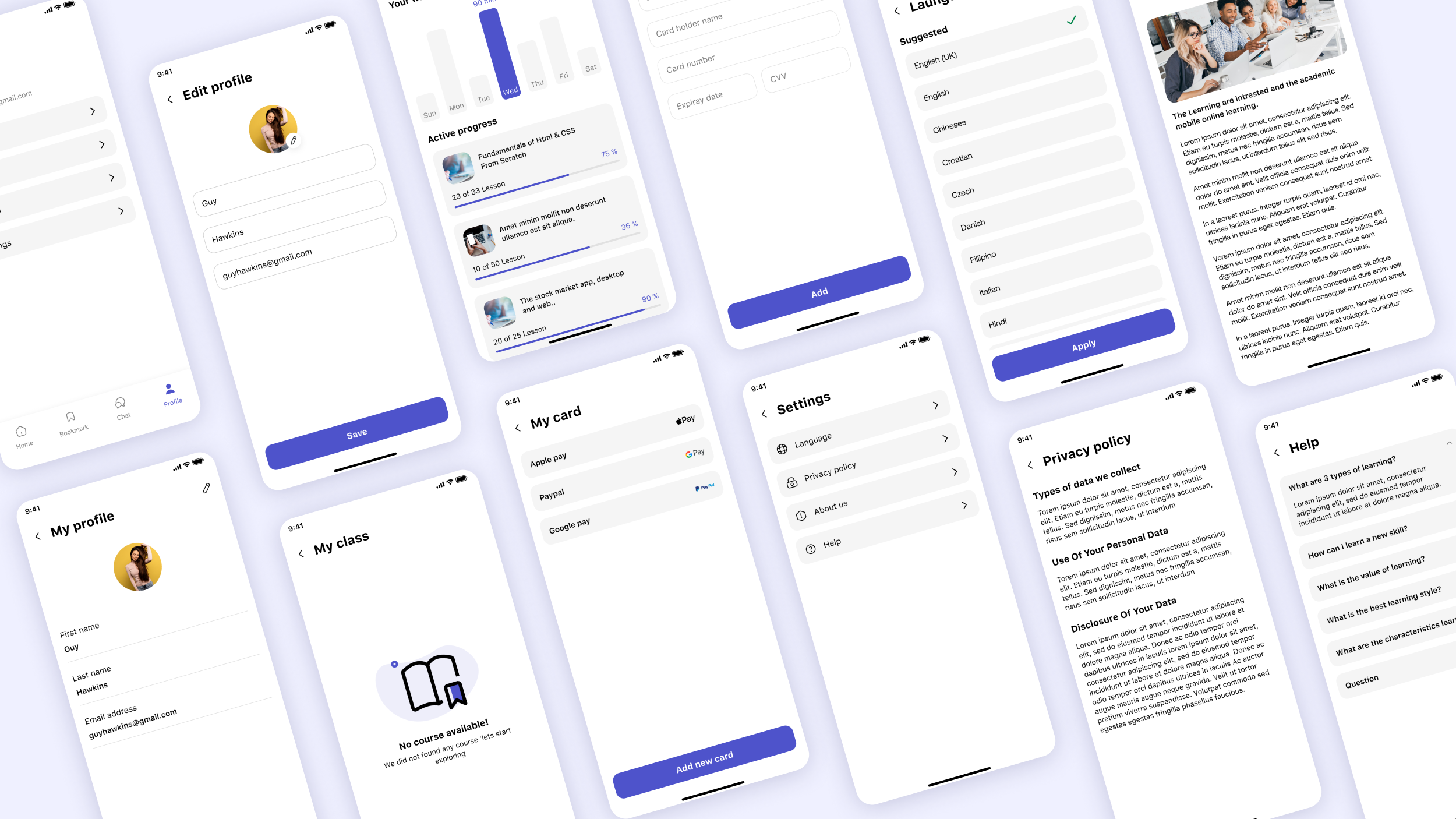 SkillUp UI Template: Learning education courses app in Flutter 3.x (Android, iOS) UI app ...